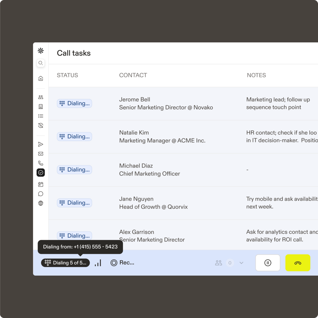 Dialer Software for Sales Teams | Apollo Dialer